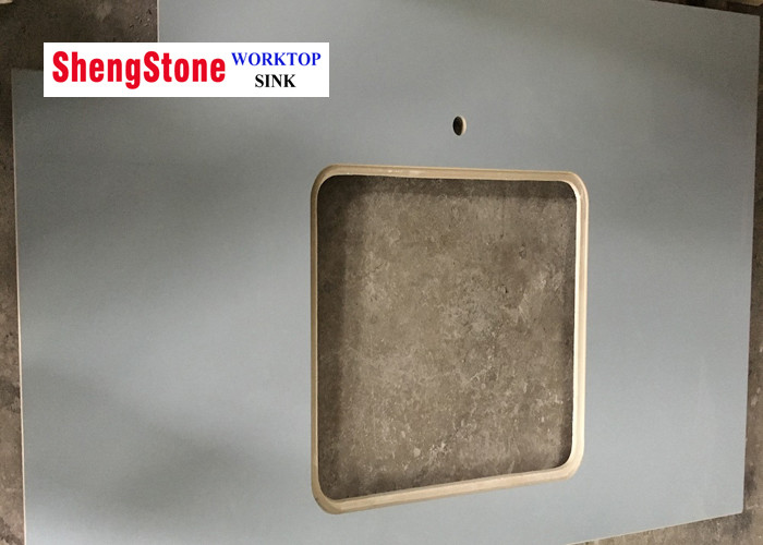 Professional Laboratory Ceramic Worktops Laboratory Parts Grey Color