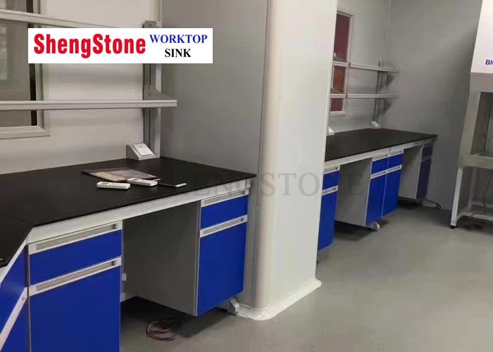 Hospital / School Laboratory Phenolic Resin Worktop High Temperature ...