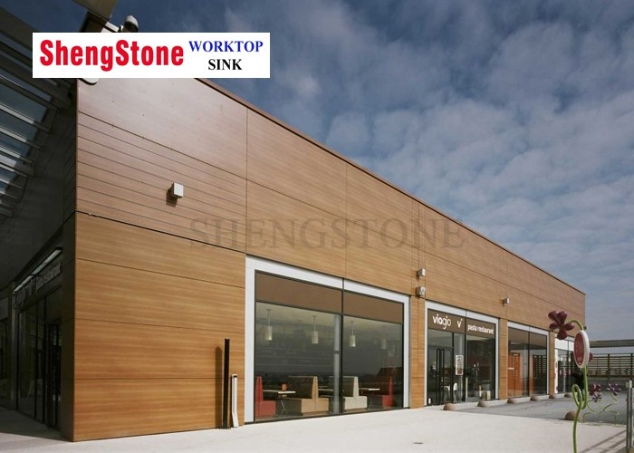 Phenolic Resin Exterior Wall Cladding Compact HPL Panels , High ...